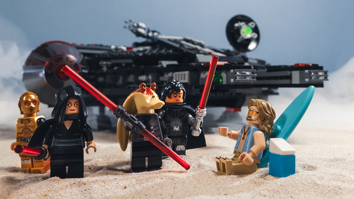 First look at LEGO Dark Falcon, TIE Wing, X-Fighter in hand