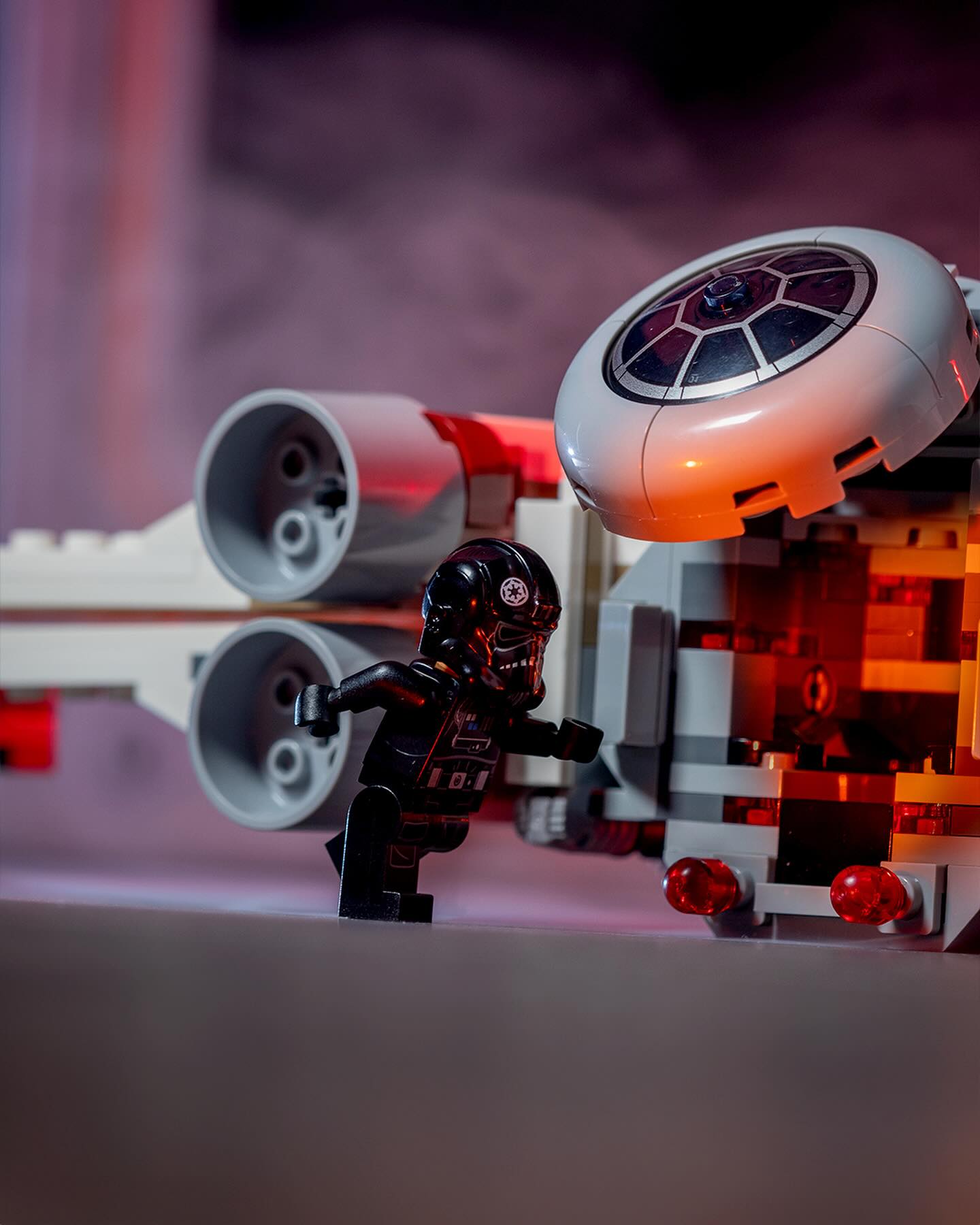 First look at LEGO Dark Falcon, TIE Wing, X-Fighter in hand