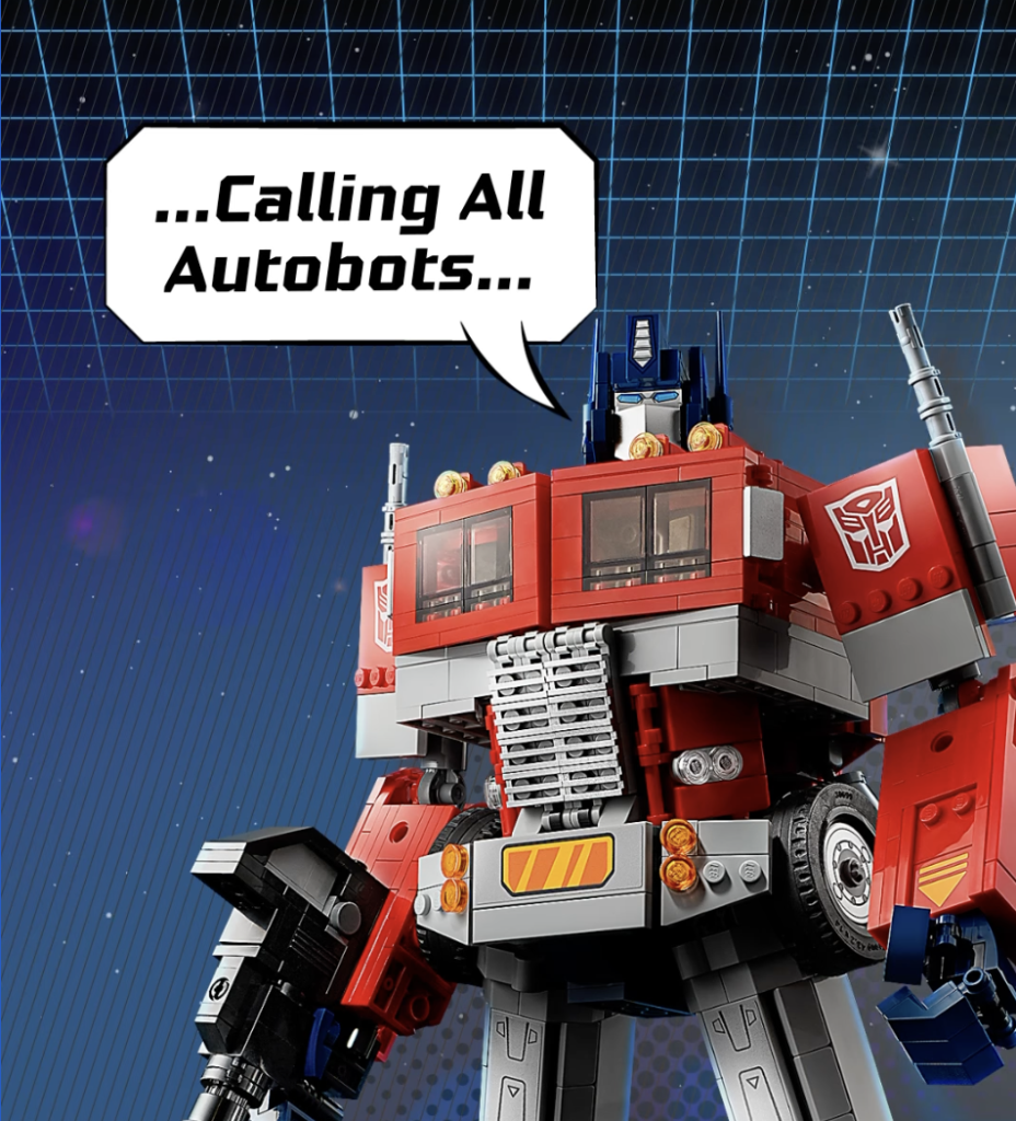 LEGO teases another Transformer set could be on its way