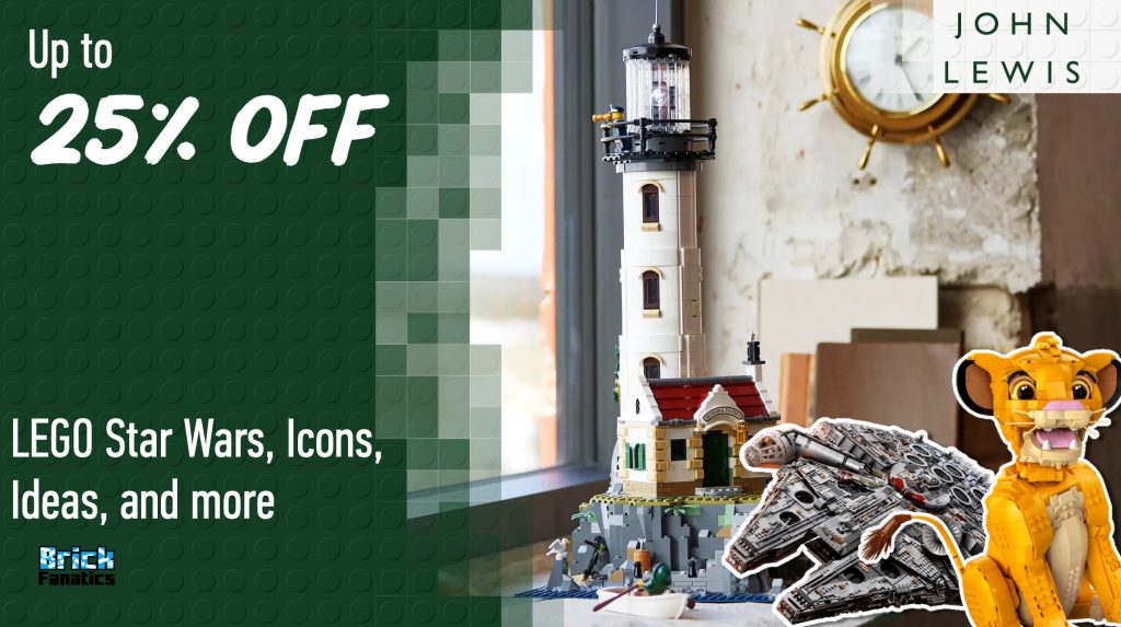 Huge LEGO sale now on at John Lewis, featuring Star Wars, Icons, Ideas ...