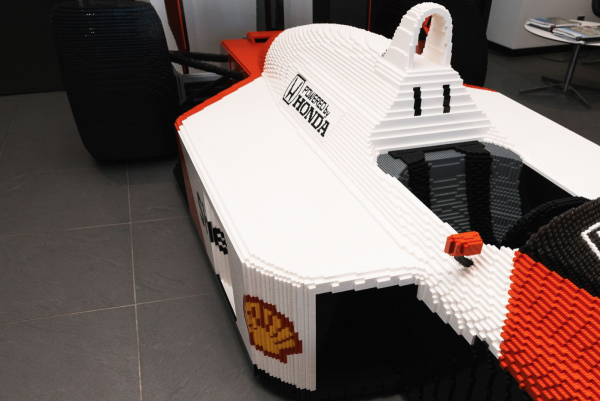 Here's how the life-size LEGO Icons McLaren MP4/4 was built