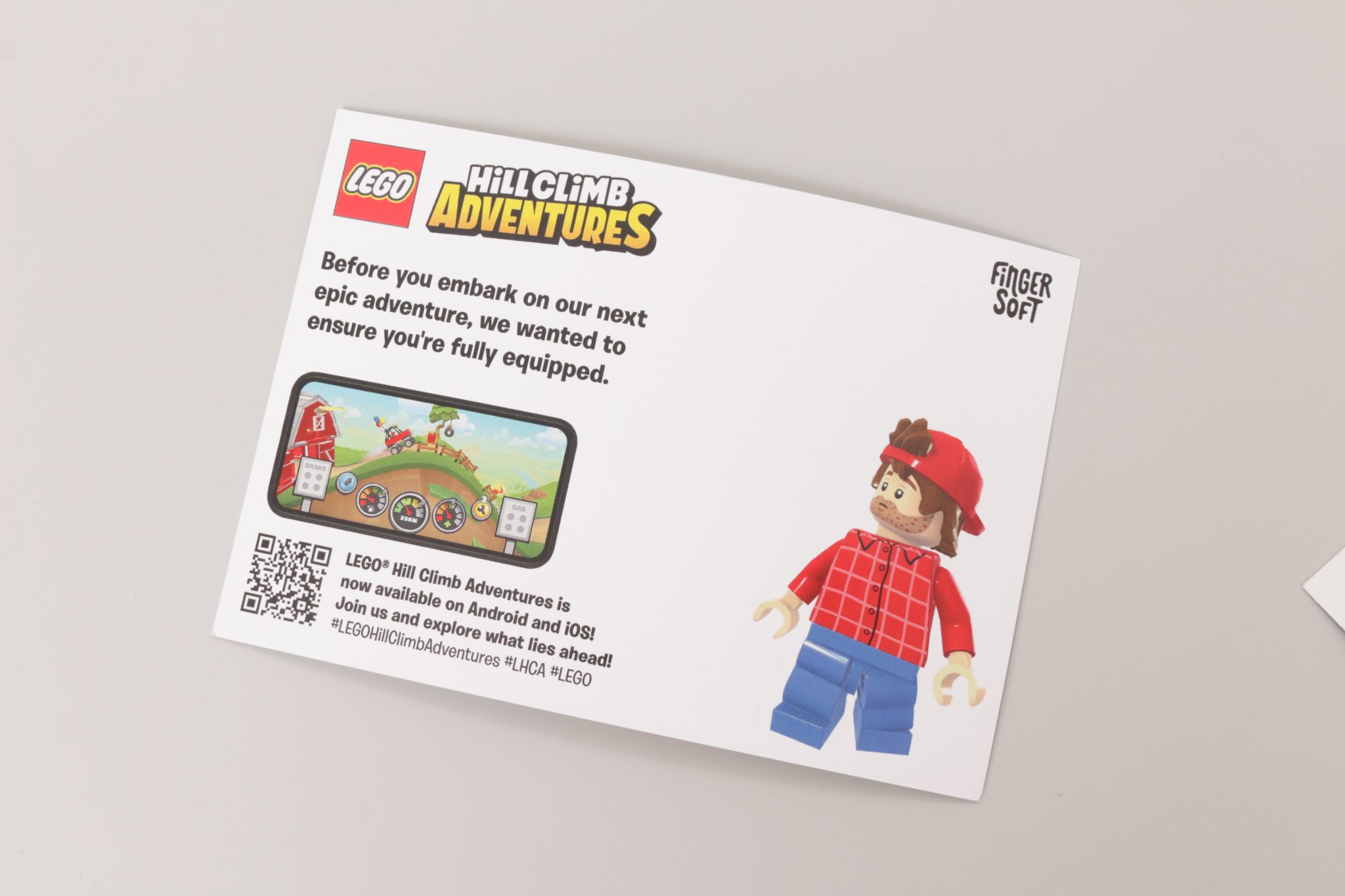 Unboxing a LEGO Hill Climb Adventures gift box