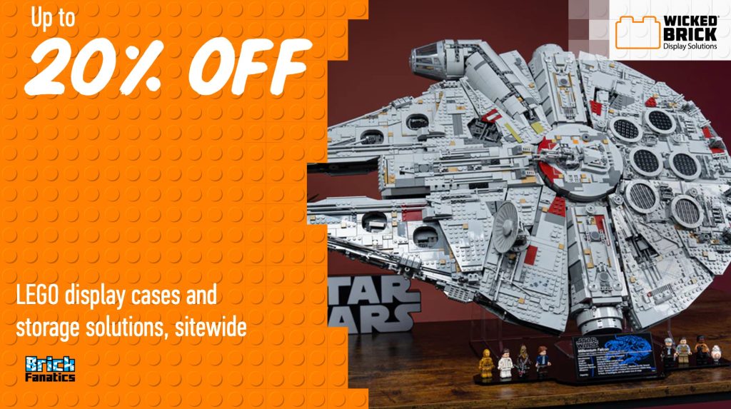 LEGO display case flash sale: Up to 20% off in Wicked Brick's birthday sale