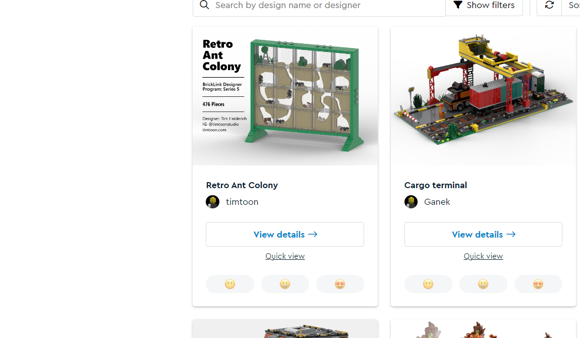 Scouring the LEGO BrickLink Designer Program Series 5 is easier than ever