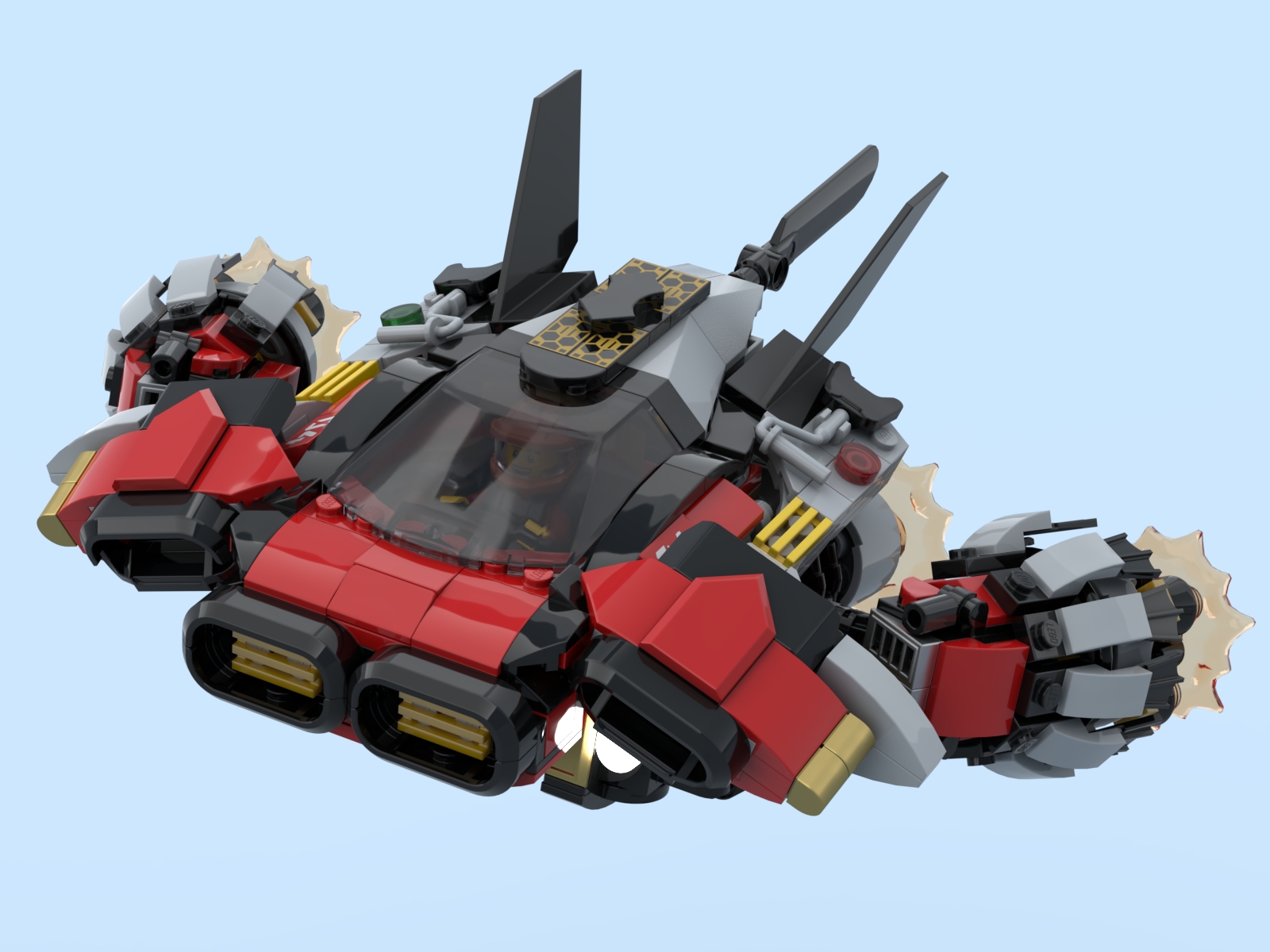 Every Space set in the LEGO BrickLink Designer Program Series 5