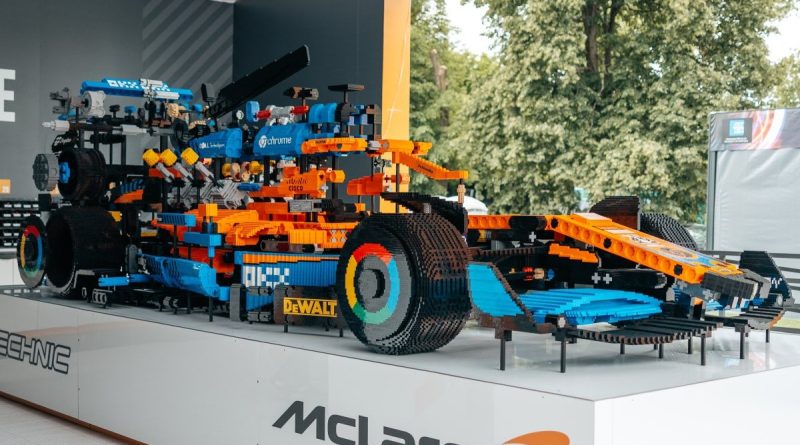 Giant, deconstructed LEGO McLaren Formula 1 model revealed