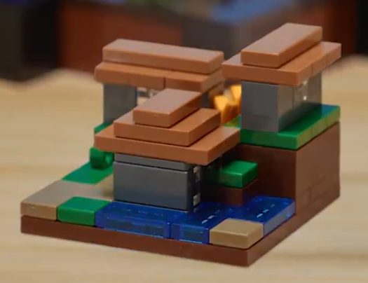 Take a closer look at LEGO Minecraft 21265 The Crafting Table