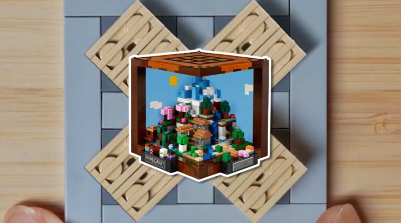 Take a closer look at LEGO Minecraft 21265 The Crafting Table