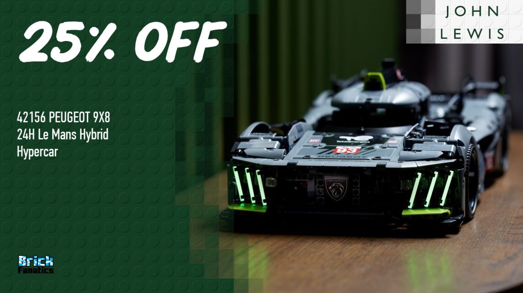 Recreate an engineering marvel with John Lewis' LEGO Technic deals