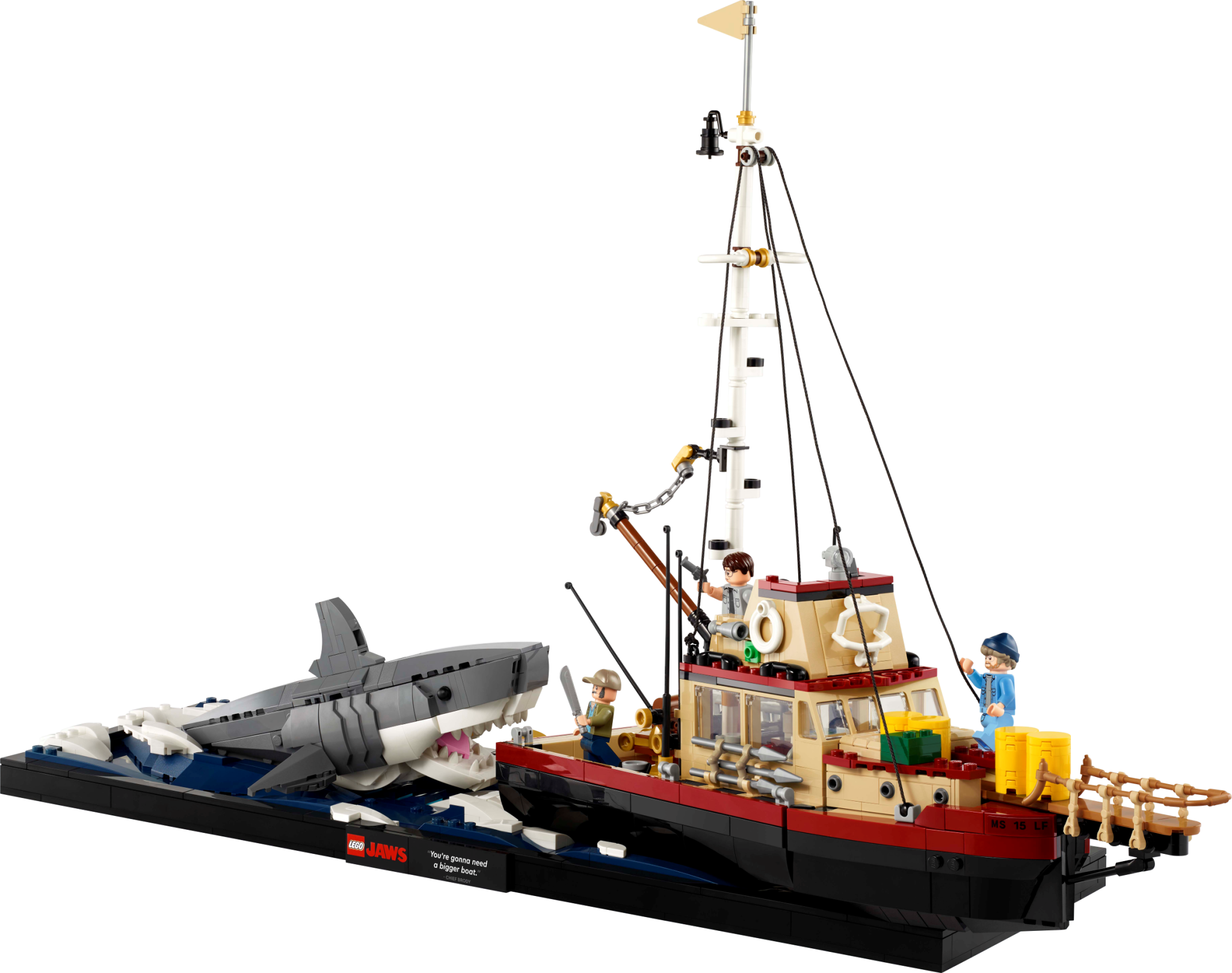 LEGO Ideas 21350 Jaws team talks set challenges and details