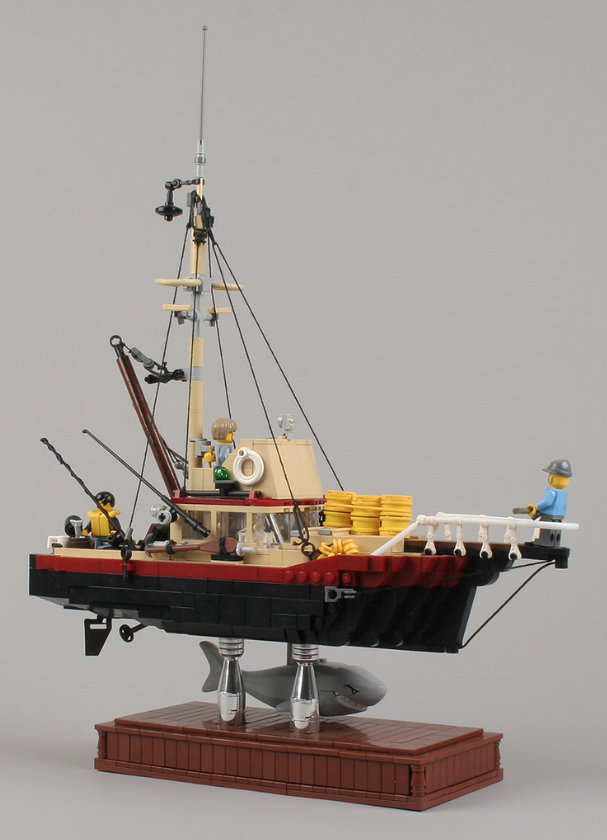LEGO designer created his own Jaws Orca model years ago