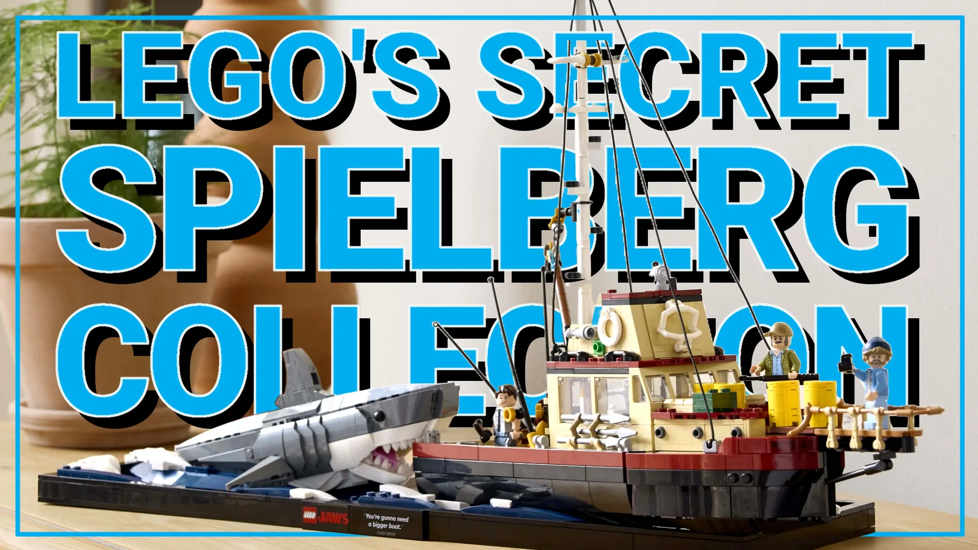 Explaining LEGO Jaws and the secret Spielberg collection