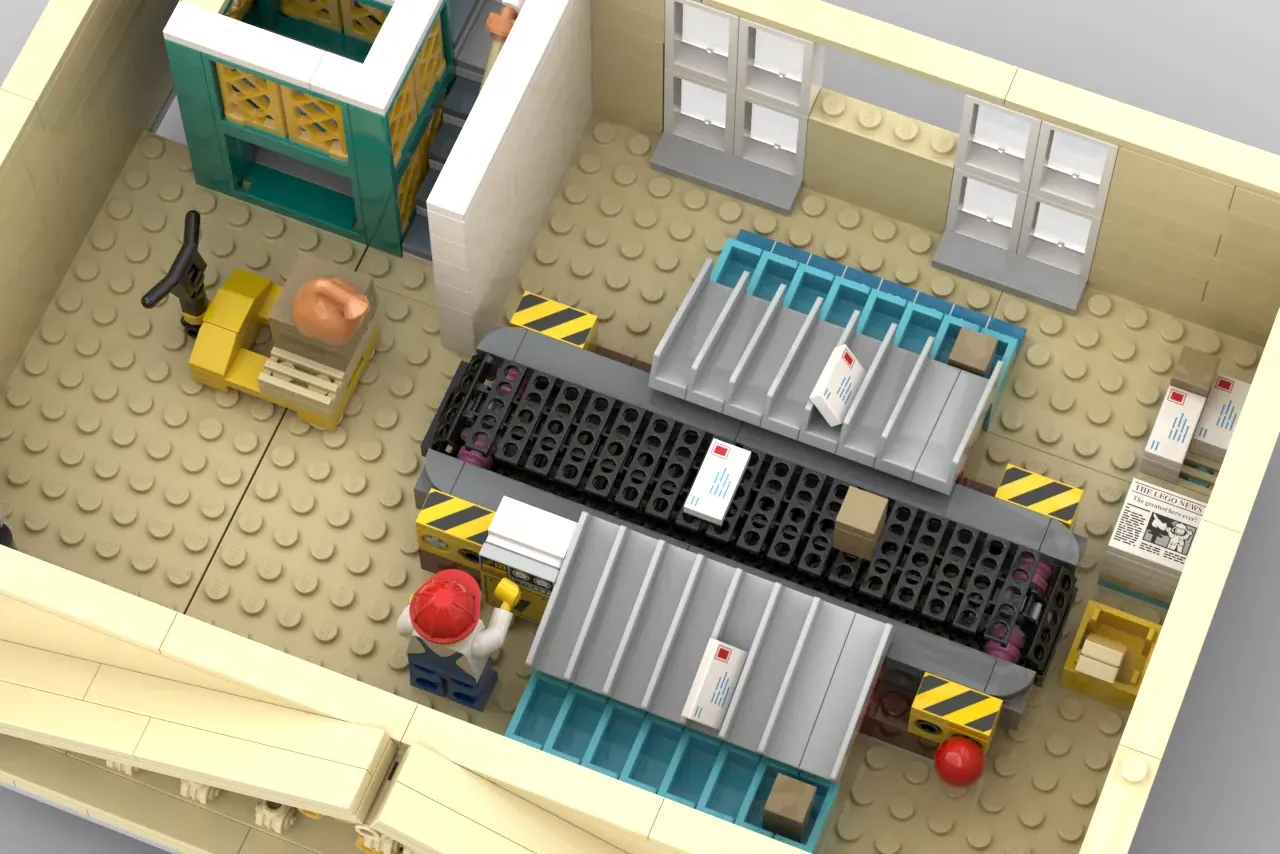 LEGO Ideas delivers post office modular building for review