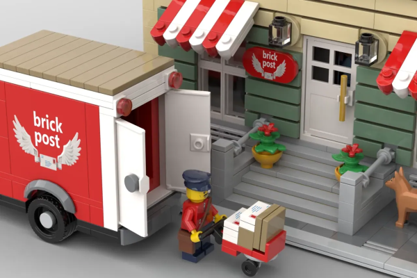 LEGO Ideas delivers post office modular building for review
