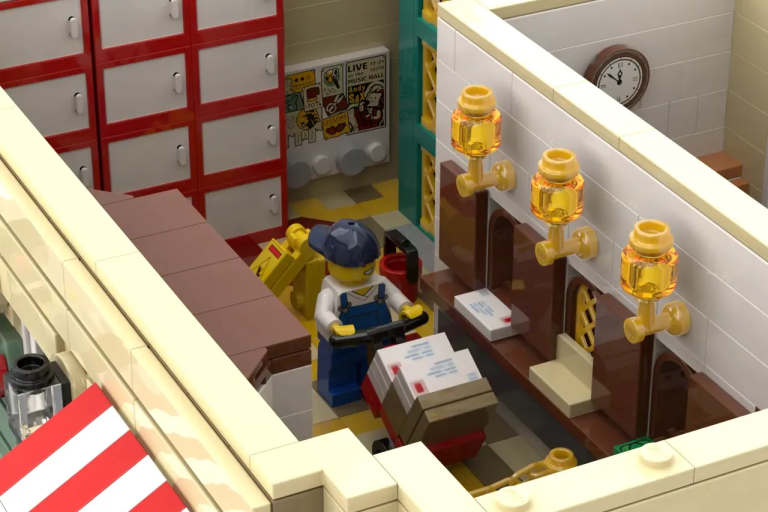 LEGO Ideas delivers post office modular building for review