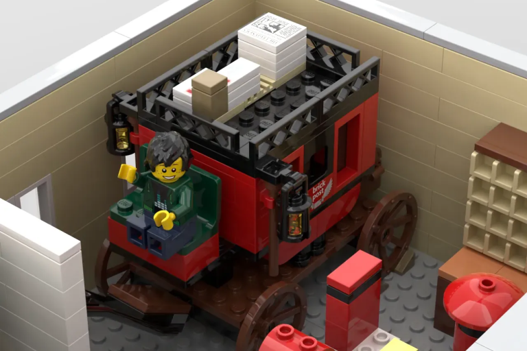 LEGO Ideas delivers post office modular building for review