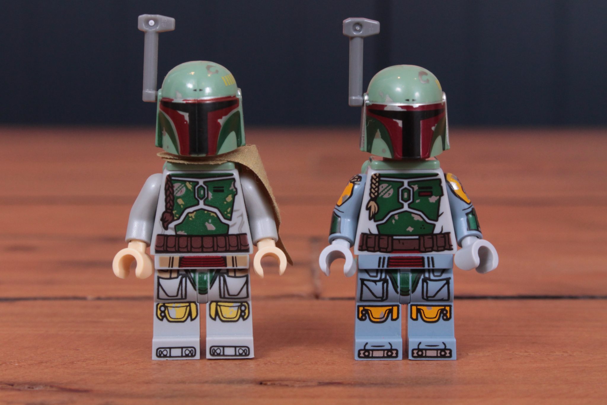 LEGO Star Wars 75396 Desert Skiff minifigures: old vs. new