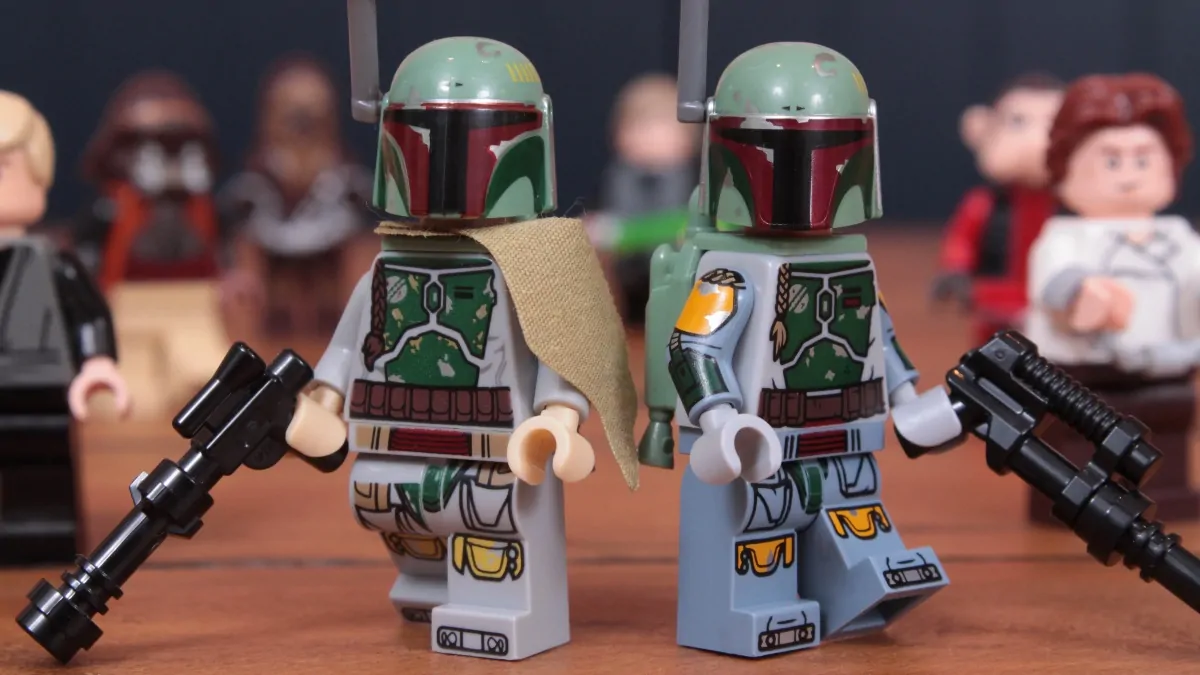 LEGO Star Wars 75396 Desert Skiff minifigures: old vs. new