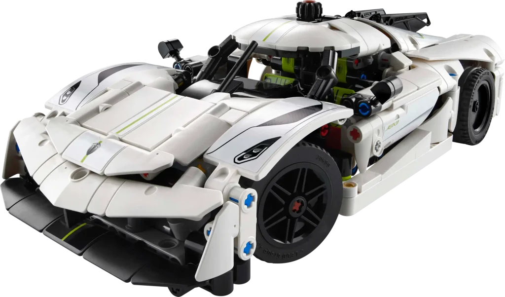 LEGO Technic 42184 Koenigsegg Jesko Absolut White revealed
