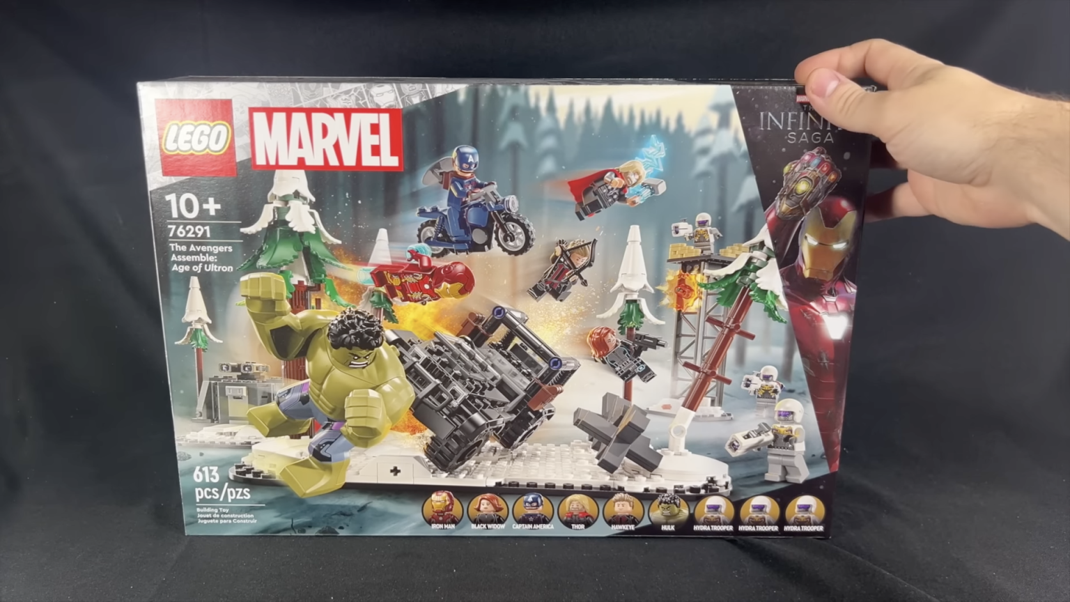 First look at LEGO Marvel 76291 Avengers Assemble in-hand