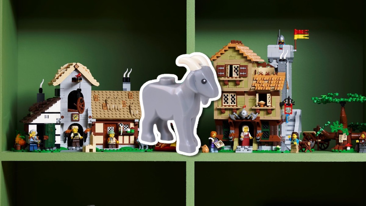 How many LEGO goats are too many for 10332 Medieval Town Square?