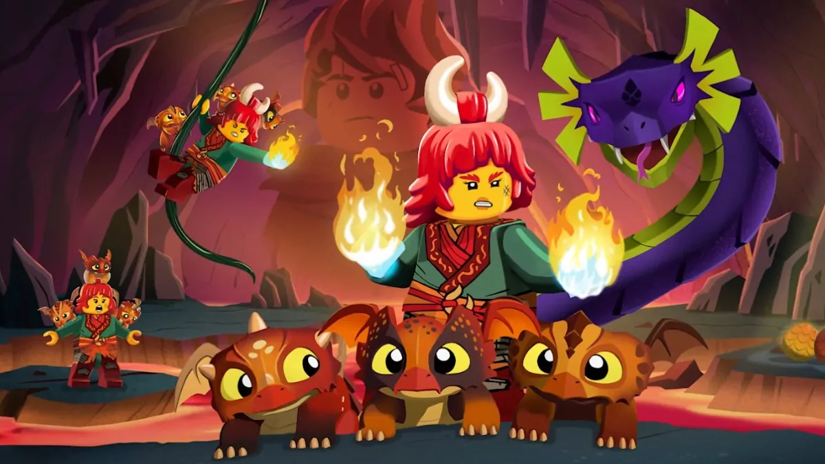 Wyldfyre Kritt Eng Ganz Nei Lego Ninjago Dragons Rising Serie