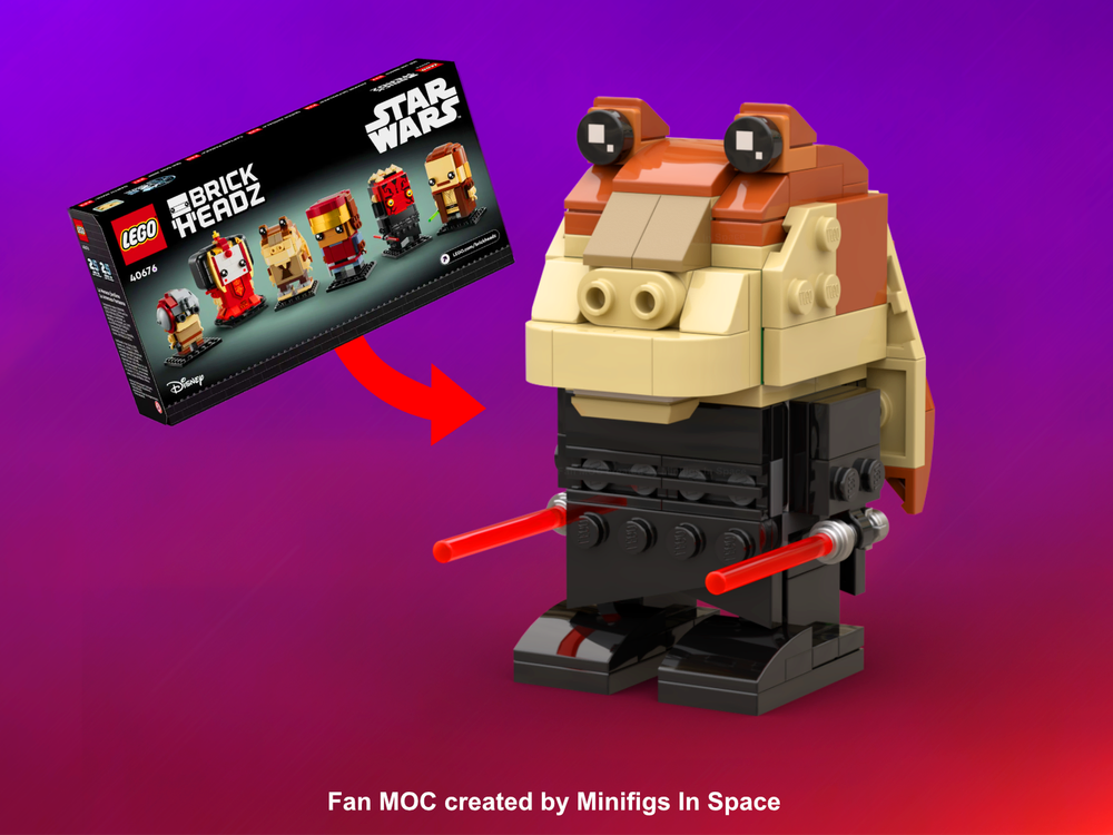 Build the ultimate LEGO Star Wars Darth Jar Jar