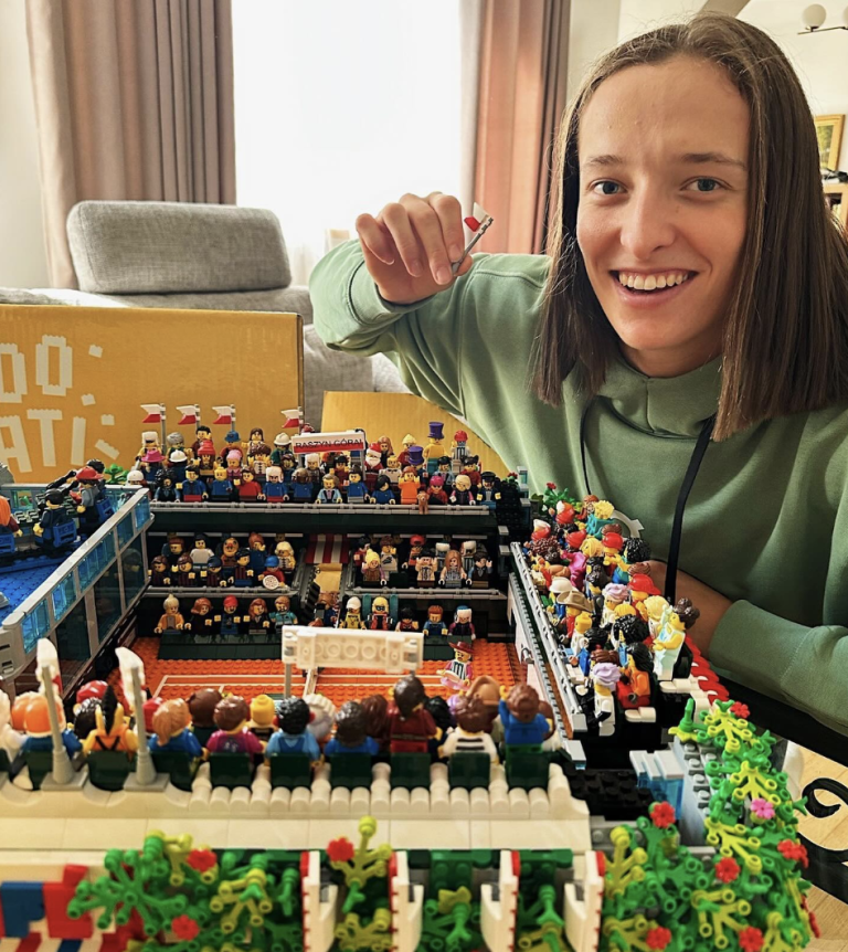 Tennis maestro Iga Swiatek shares unique LEGO sets made just for her
