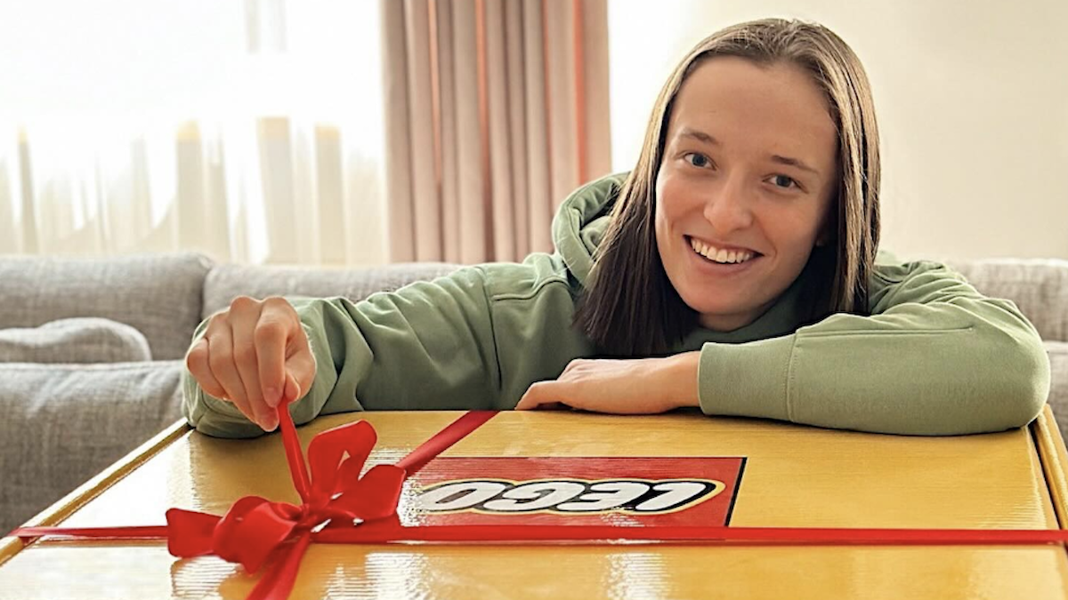 Tennis maestro Iga Swiatek shares unique LEGO sets made just for her