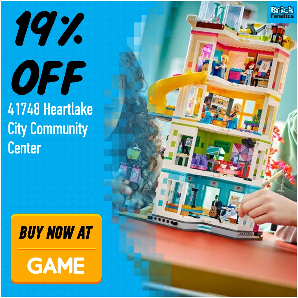 Four unusual LEGO buildings, now reduced at GAME