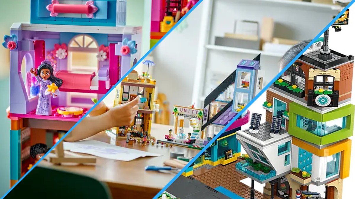 Four unusual LEGO buildings, now reduced at GAME