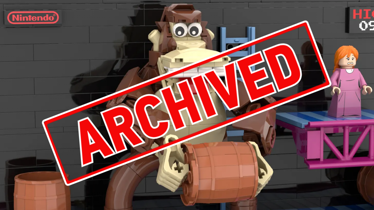 LEGO Ideas removes Donkey Kong 10K project from second 2024 review ...
