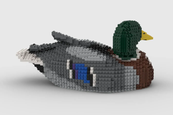 Life-sized LEGO mallard quacks its way to 10K on LEGO Ideas
