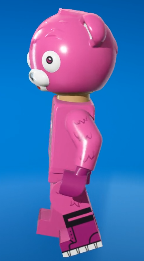 Comparing the first officially released LEGO Fortnite minifigure