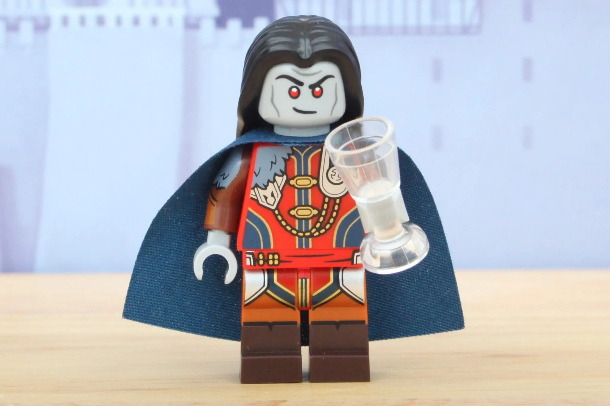 LEGO Dungeons & Dragons minifigures, before and after