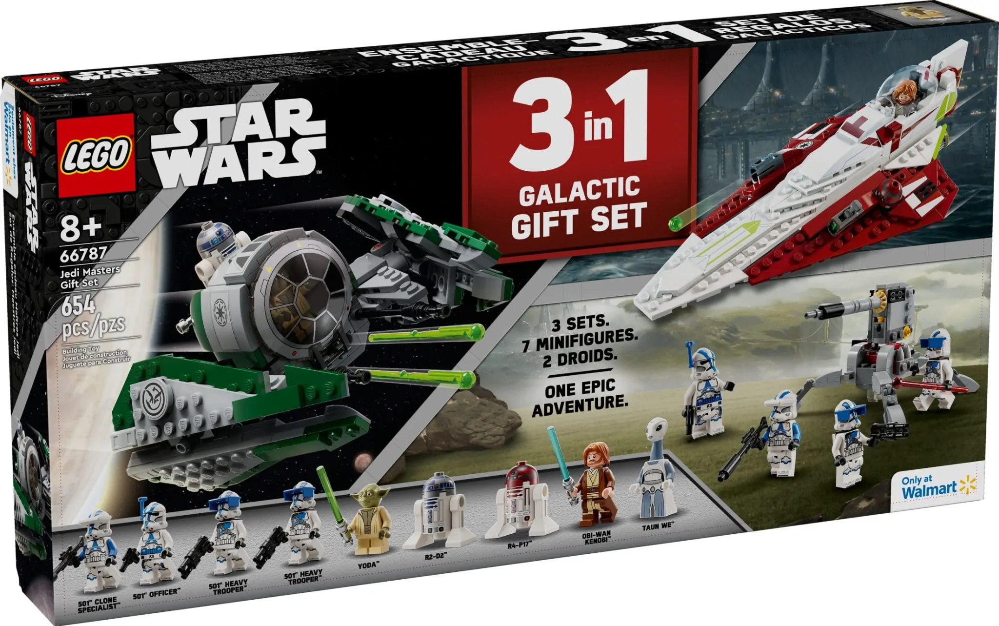 LEGO Star Wars 66787 Jedi Masters Gift Set contents revealed