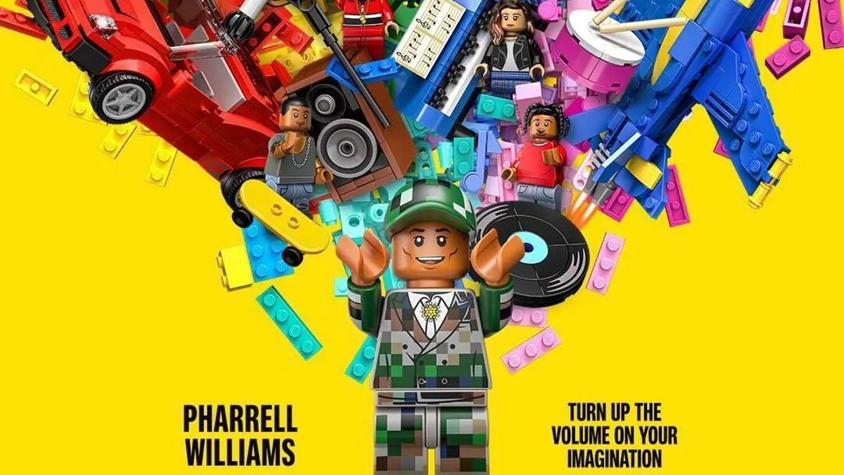 Pharrell Williams shares why he chose LEGO for Piece by Piece biopic