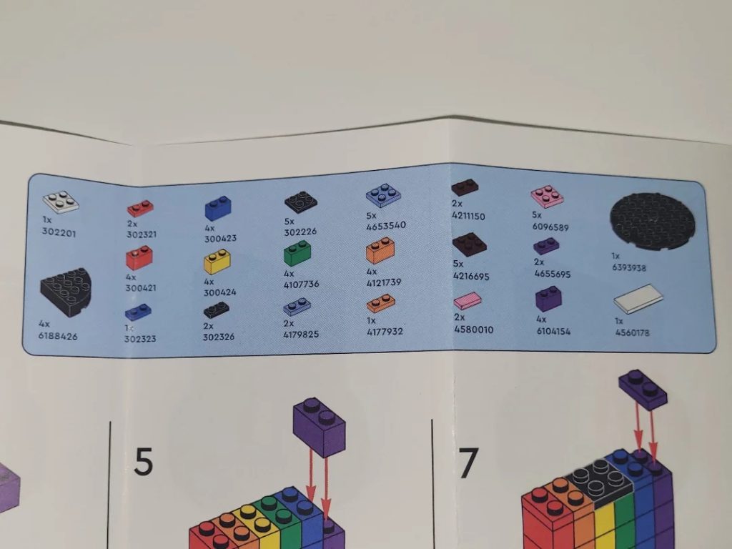 Manchester Pride attendee shares the build for free LEGO Pride flag
