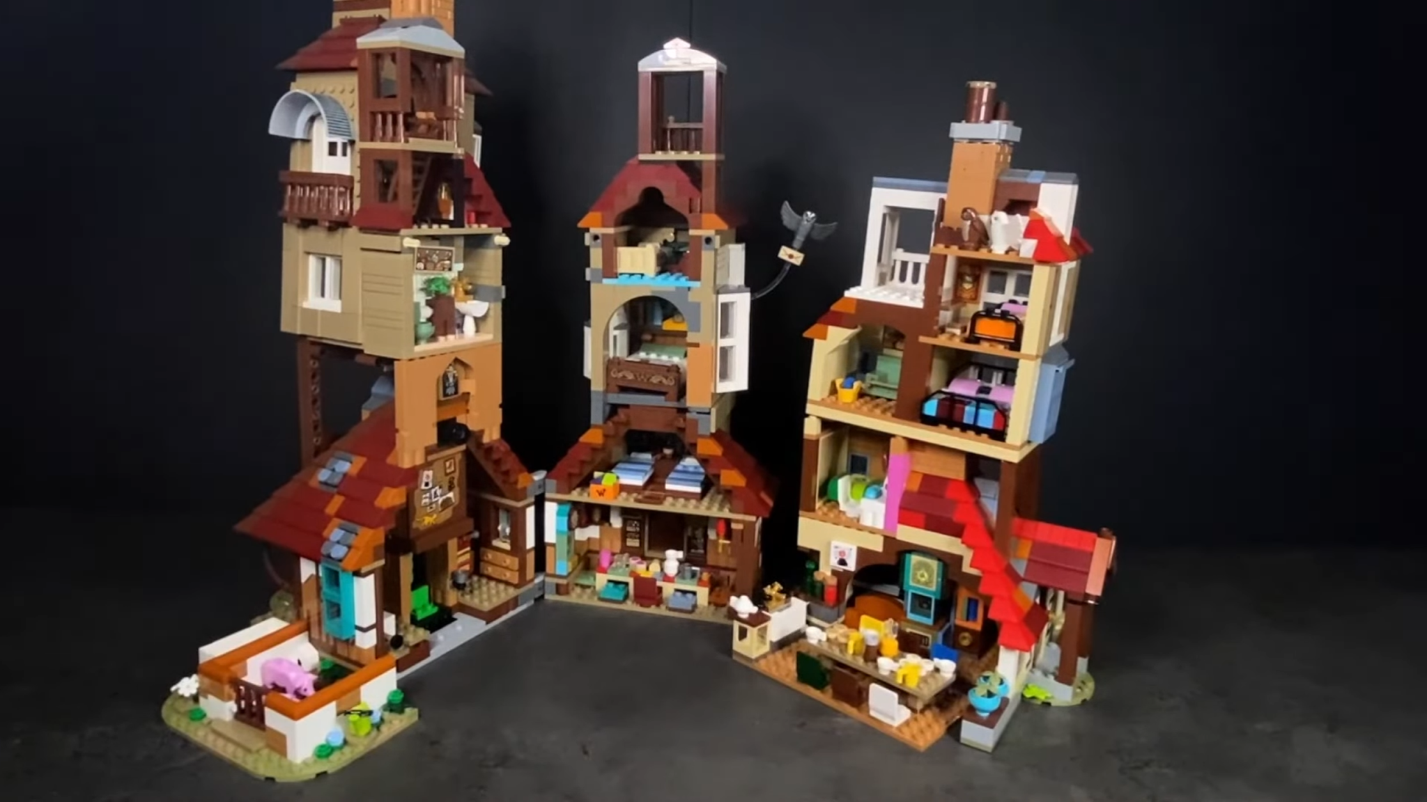 Explaining LEGO Harry Potter The Burrow's growth over more than a decade