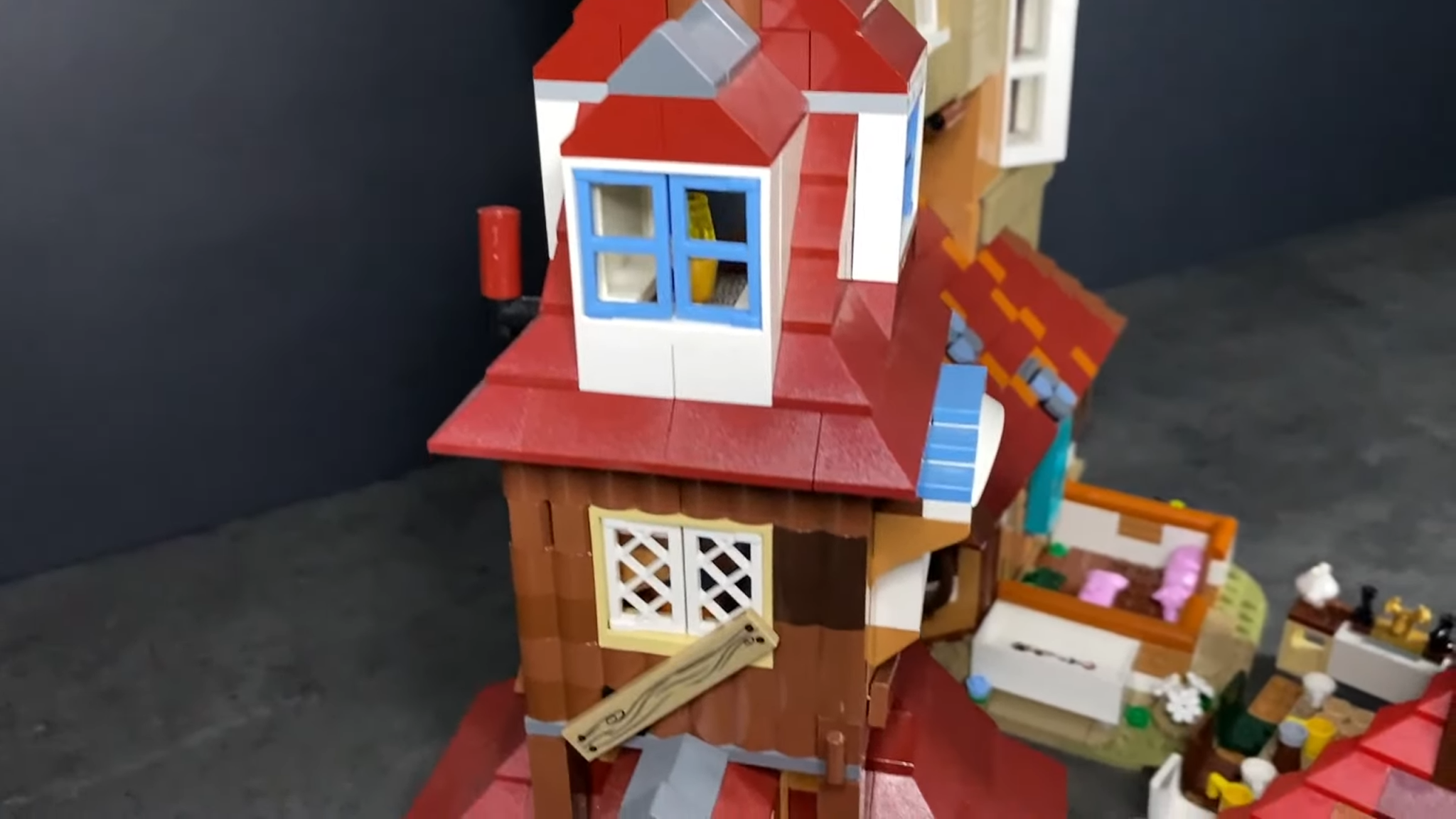 Explaining LEGO Harry Potter The Burrow's growth over more than a decade