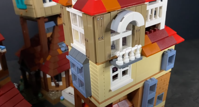 Explaining LEGO Harry Potter The Burrow's growth over more than a decade