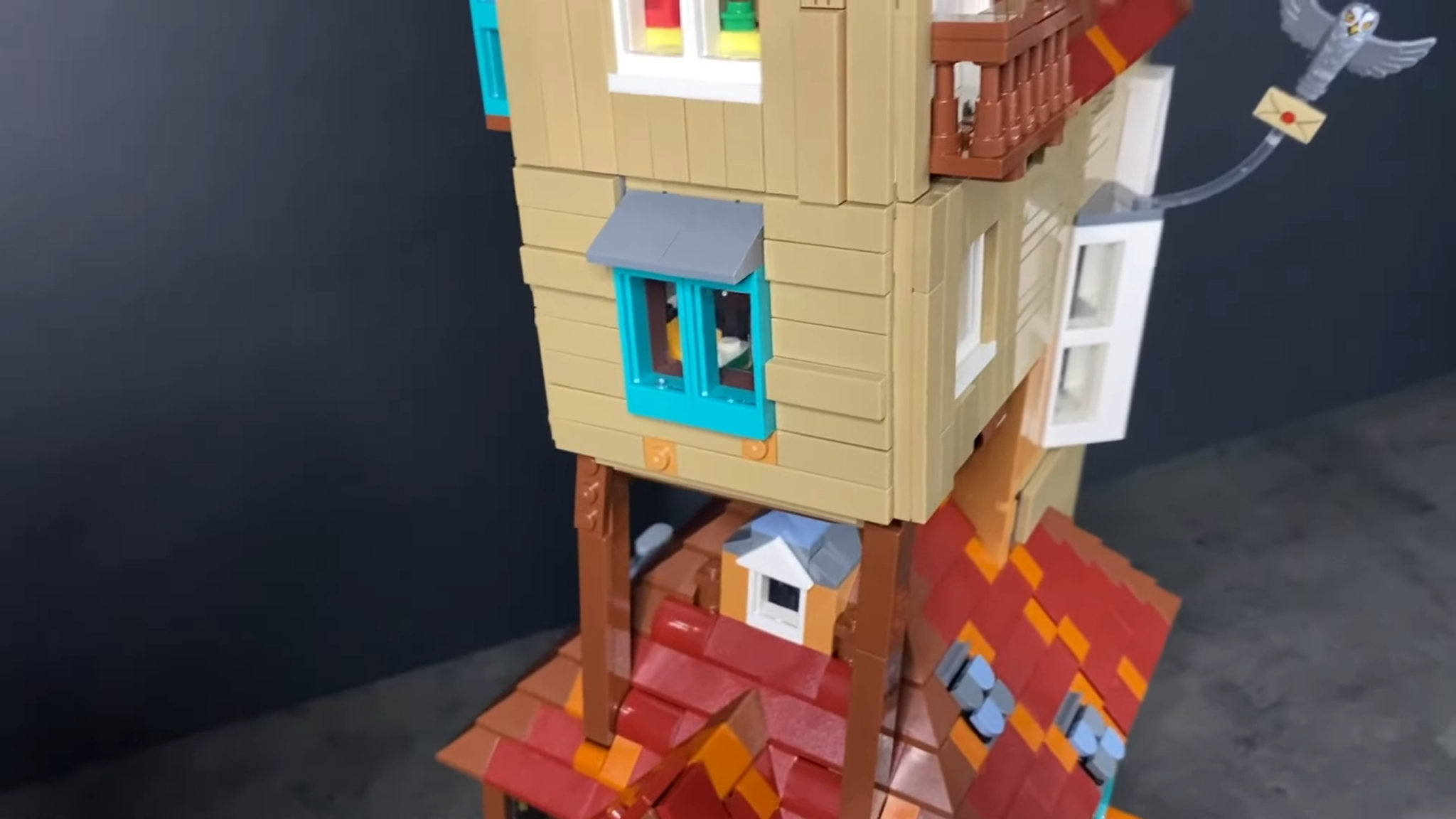 Explaining LEGO Harry Potter The Burrow's growth over more than a decade