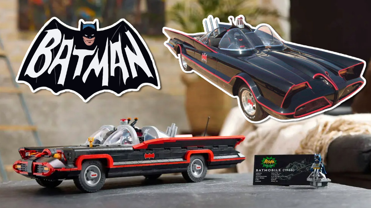Comparing LEGO Batman TV Series Batmobile to the real vehicle