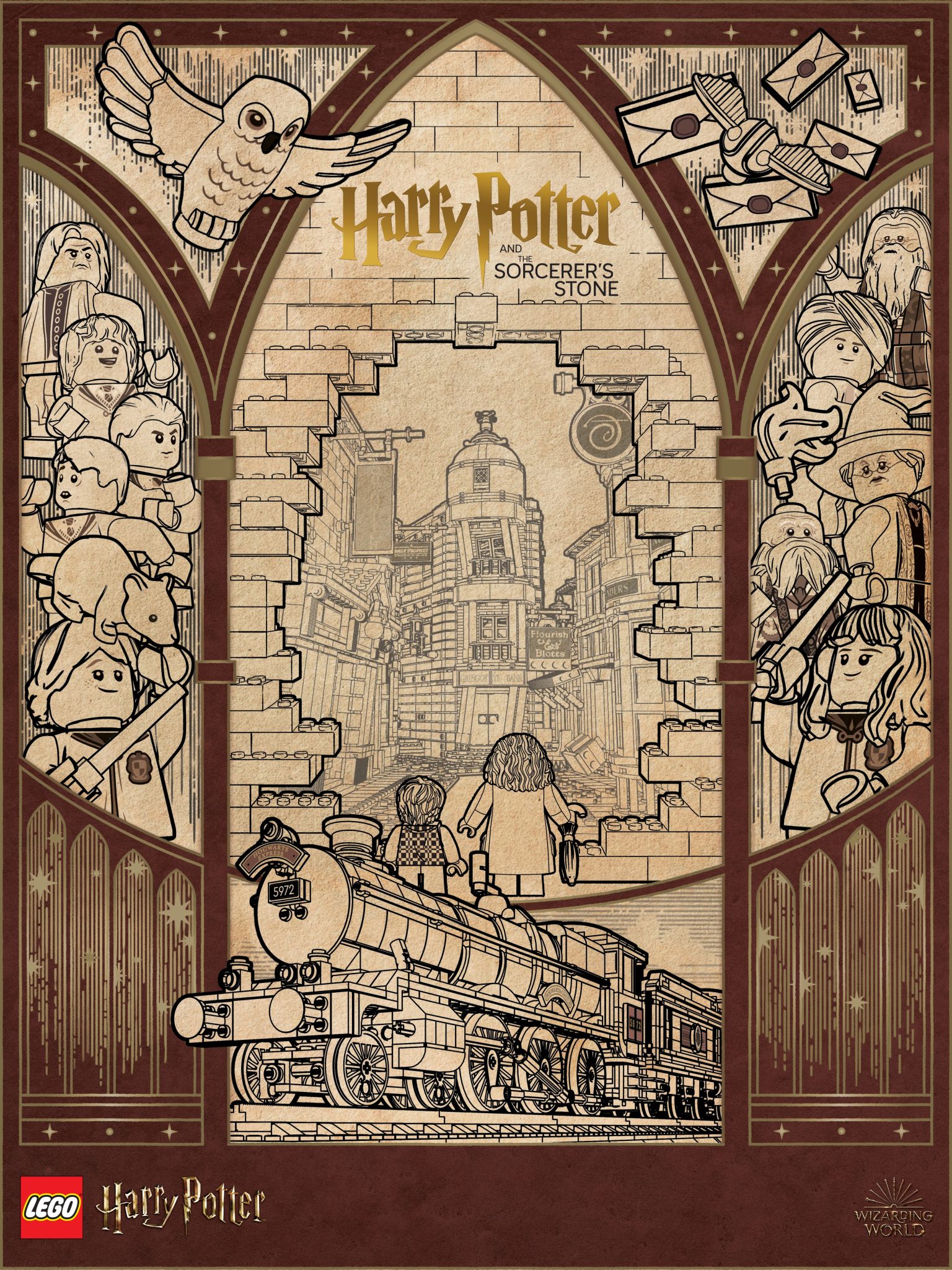 LEGO Harry Potter Back to Hogwarts Insiders print pack revealed
