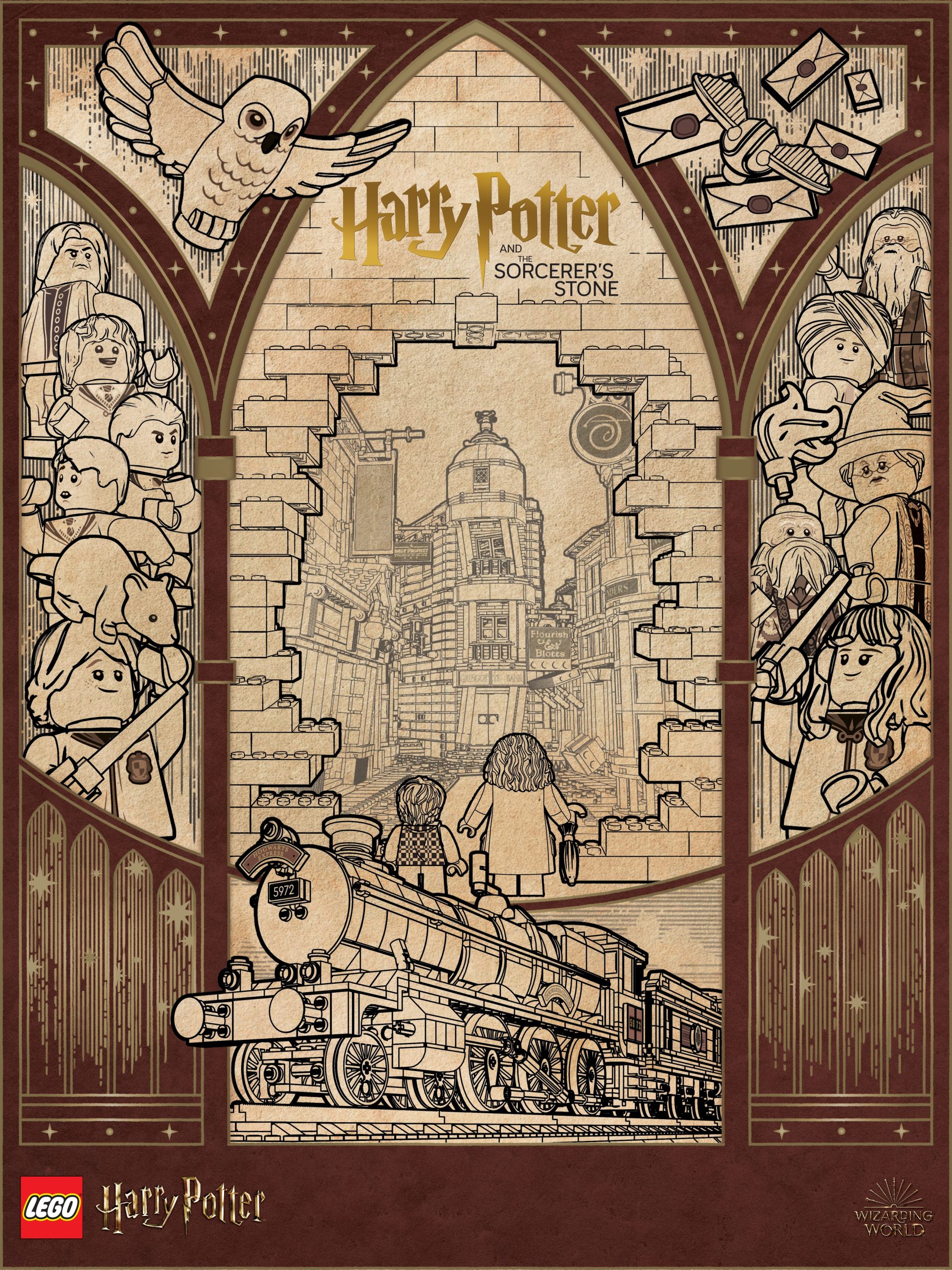 LEGO Harry Potter Back to Hogwarts Insiders print pack revealed