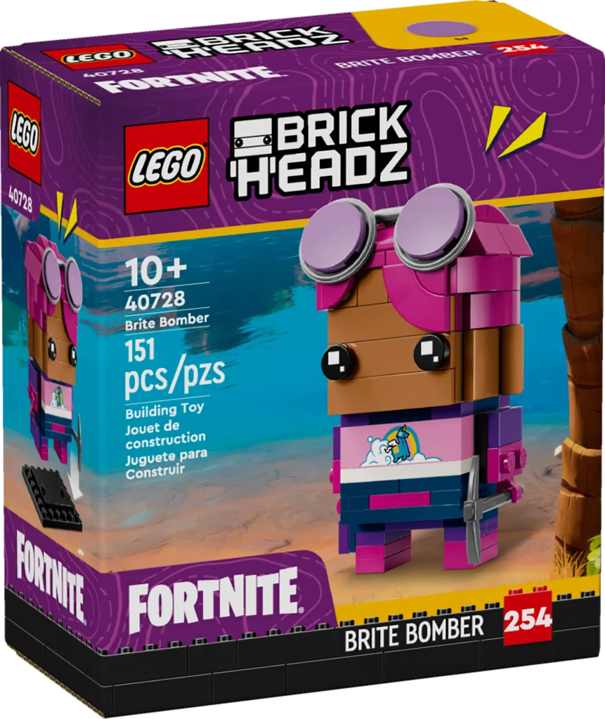 LEGO Fortnite 40728 Brite Bomber BrickHeadz GWP afsløret