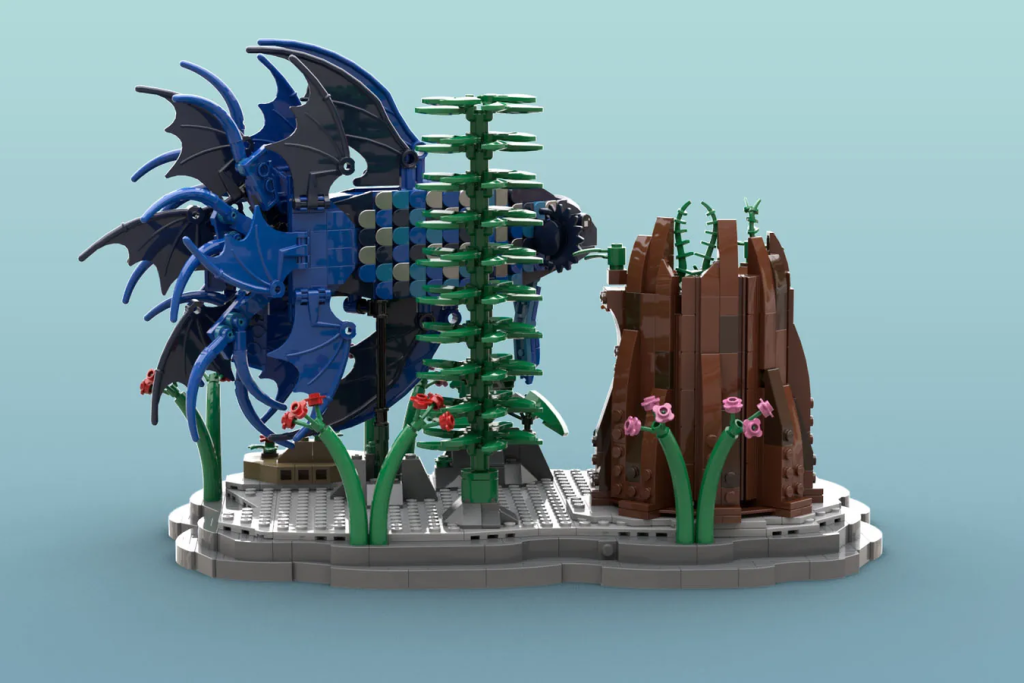 Siamese fighting fish swims to 10K on LEGO Ideas
