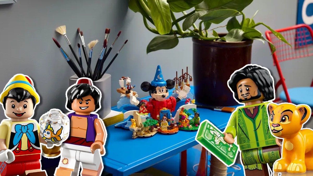 Comparing LEGO Ideas 21352 Magic of Disney to the fan design