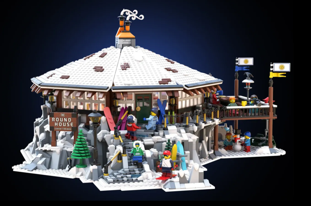 LEGO Ideas Ski Lodge offers a home away from snow at 10K