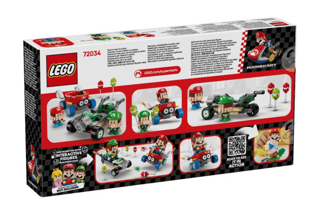 More LEGO Mario Kart 2025 box images revealed